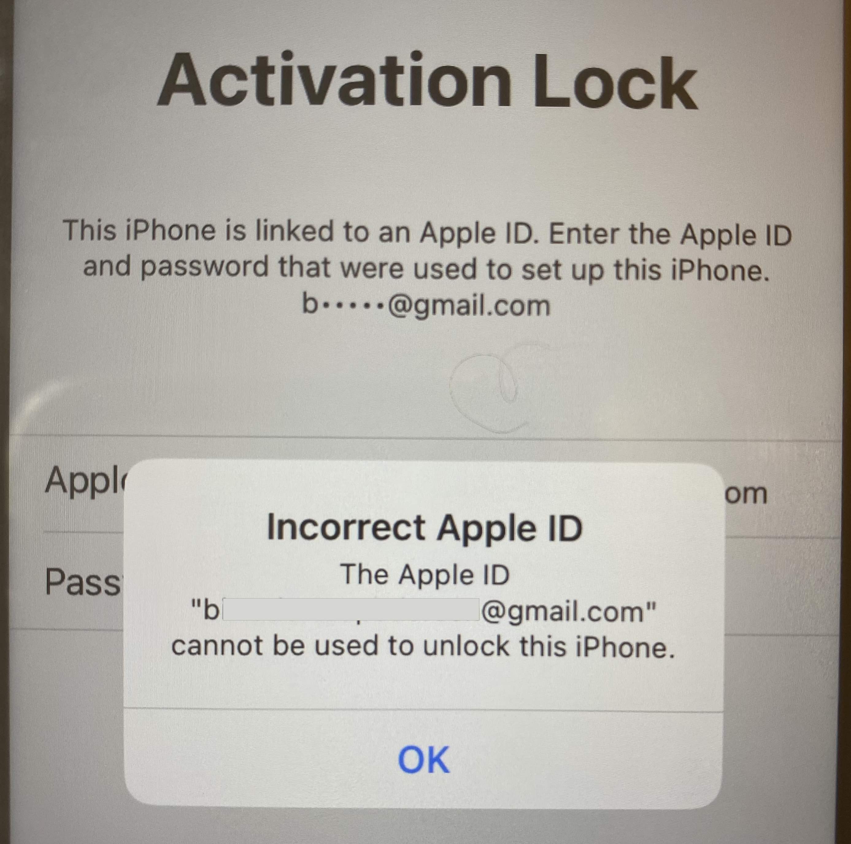 Activation lock - prompted for Apple ID, … - Apple Community