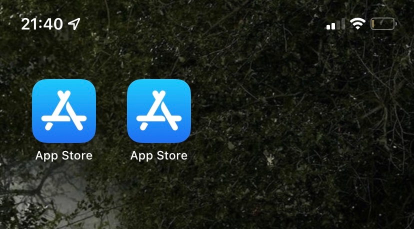Why do I have two app stores? - Apple Community