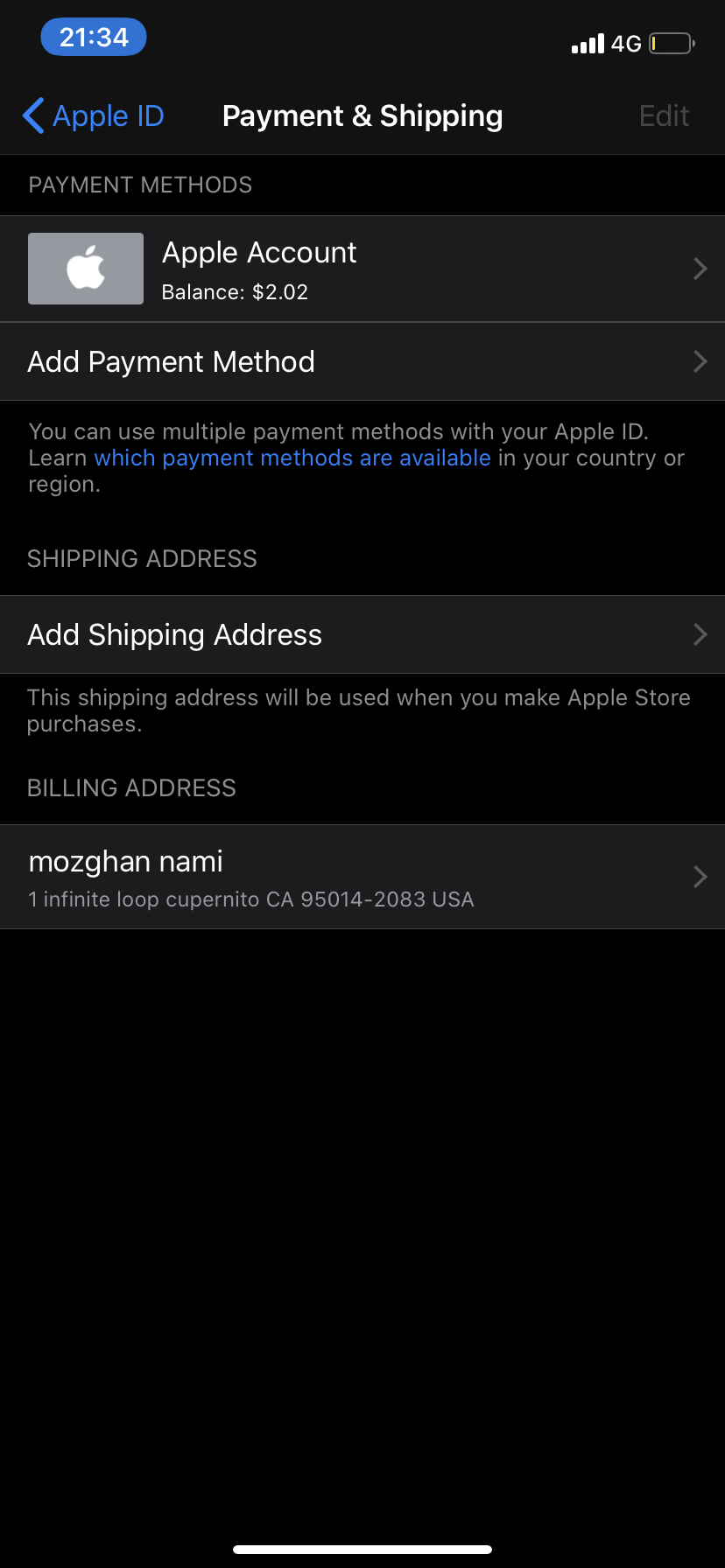 Hello I don’t have Edit option to change … - Apple Community
