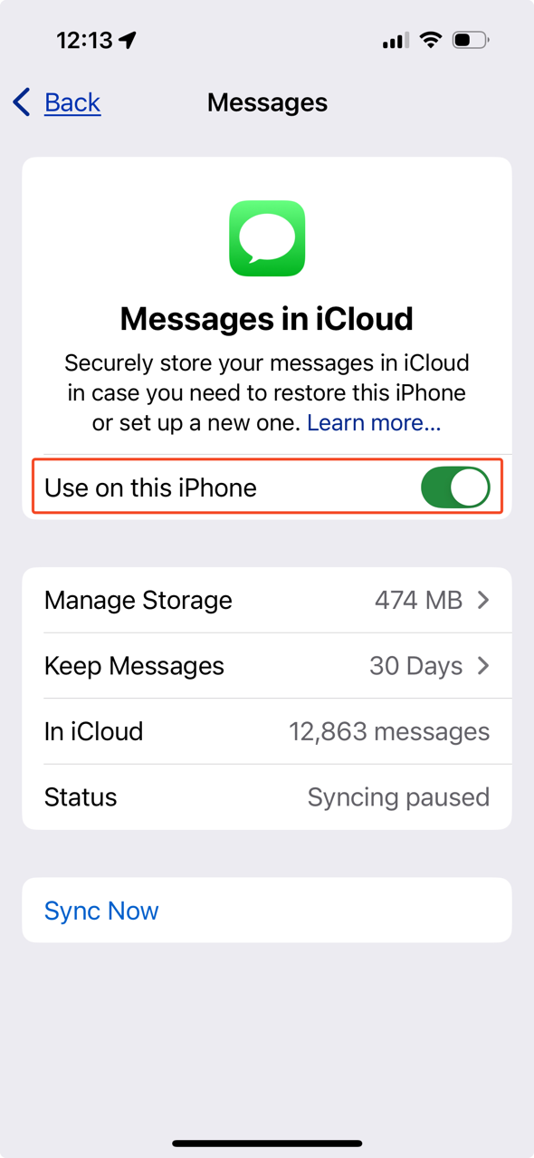 Messages not syncing between iPhone and n… - Apple Community