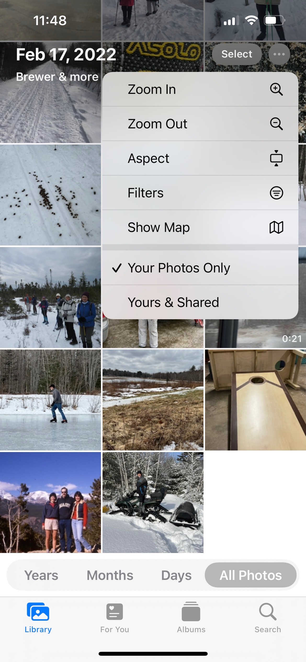 How to display only 'Your photos' with iP… - Apple Community