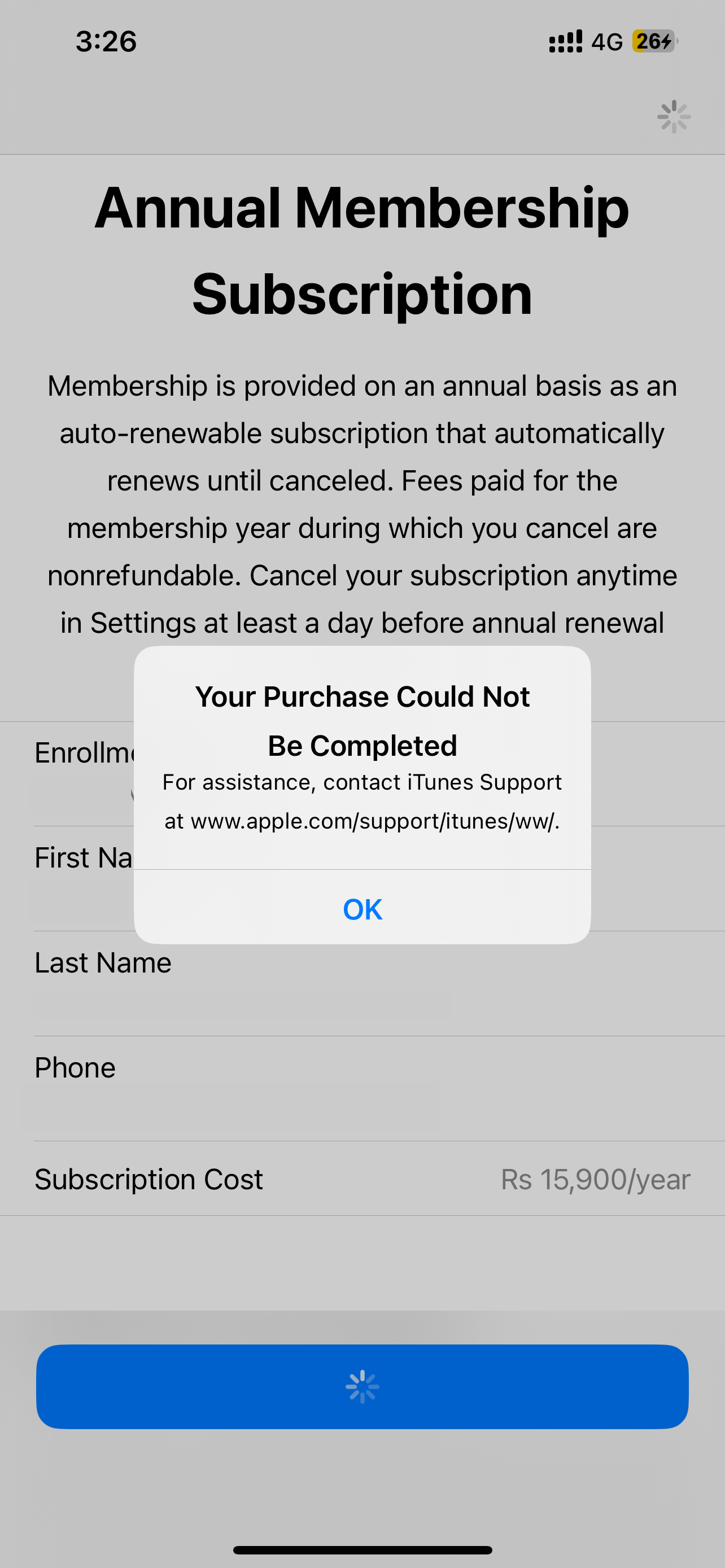 Apple Developer Account Purchase Error - Apple Community