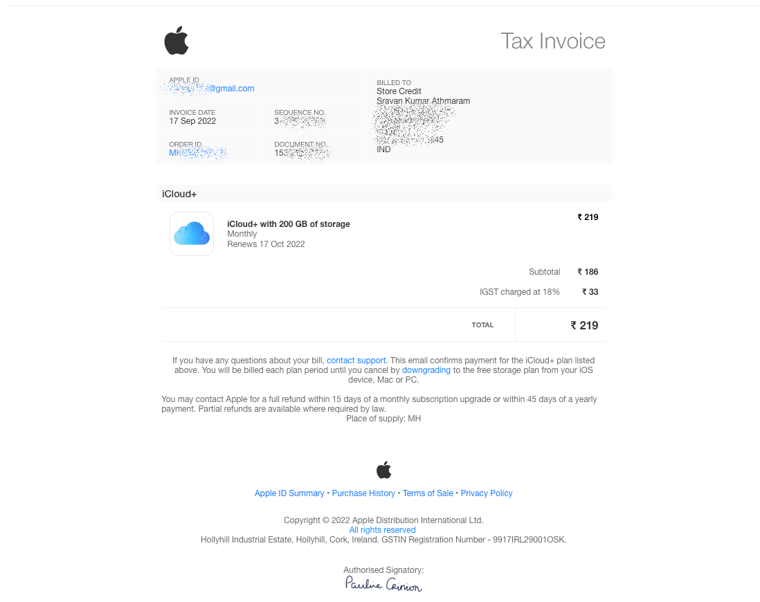 Why is my invoice from Apple not being en… - Apple Community