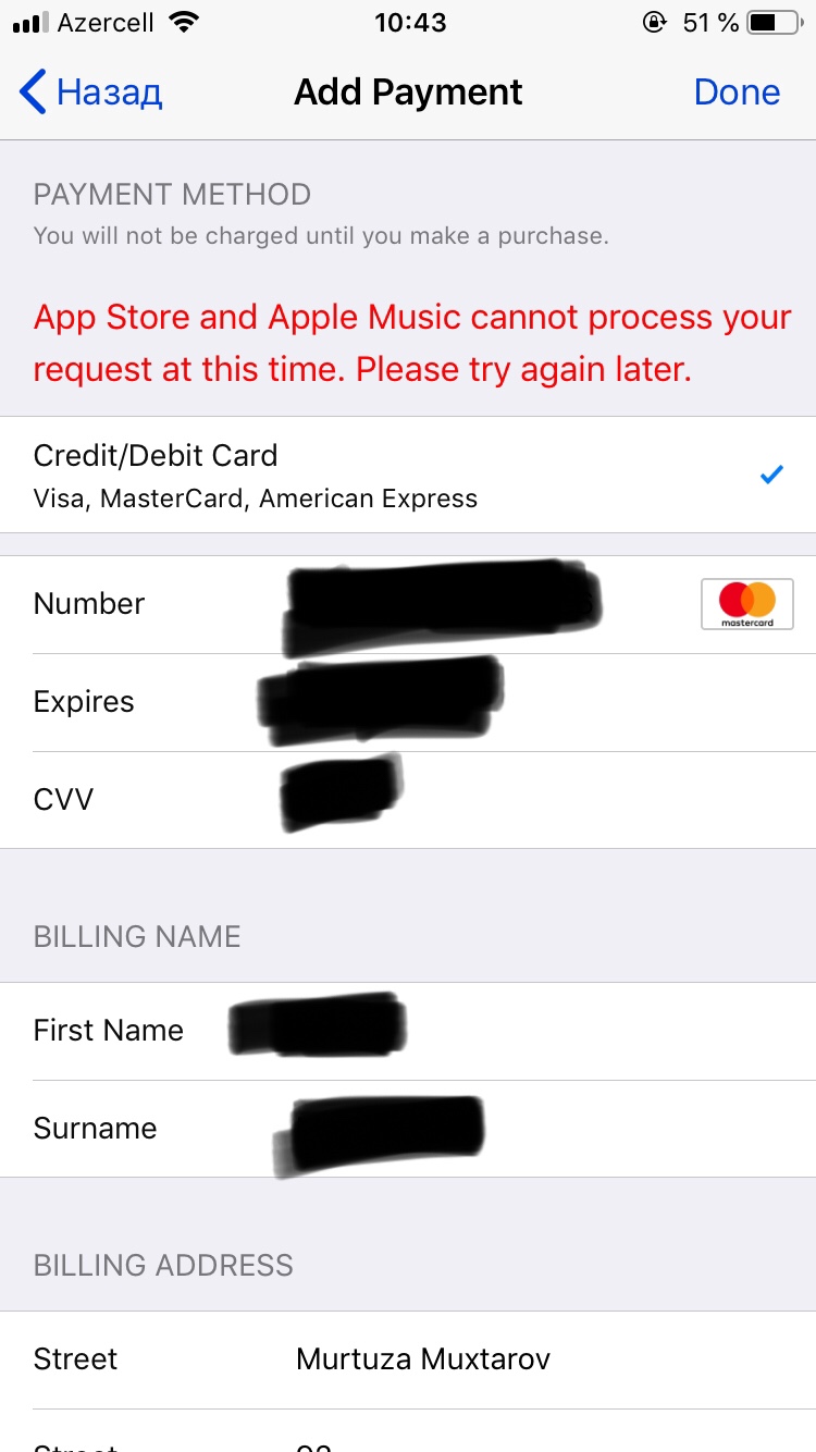 Payment method - Apple Community