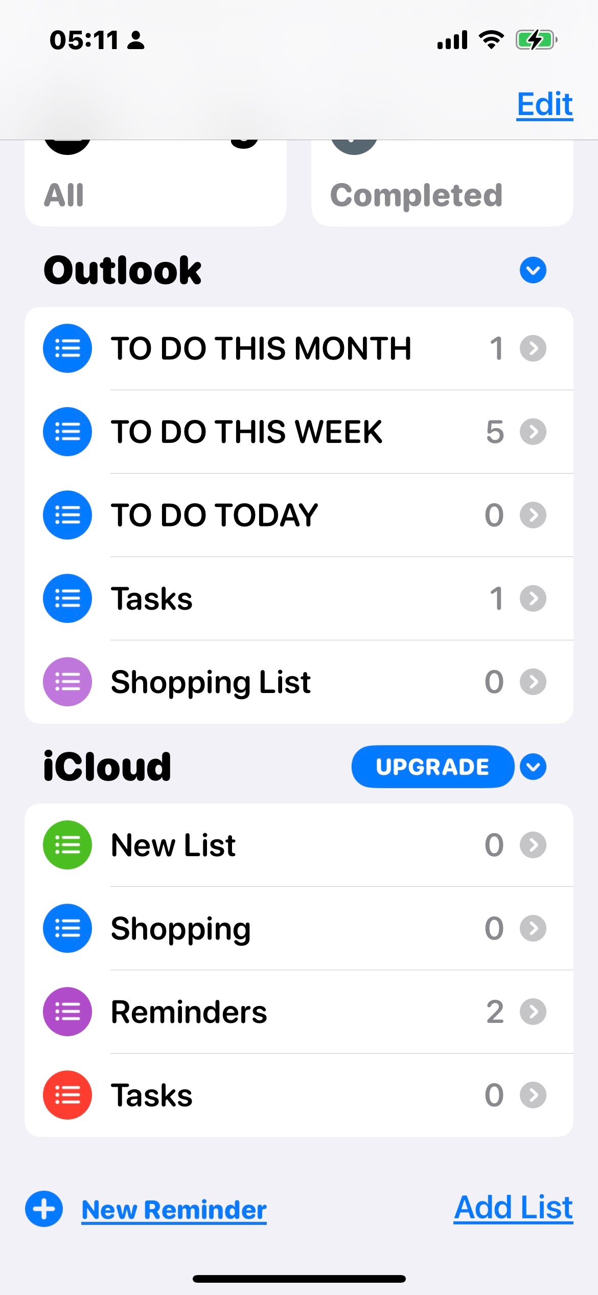 Unable to share a list in reminders - Apple Community