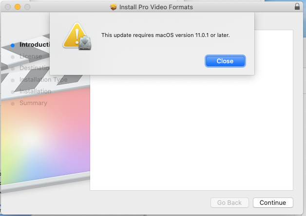 Download and install Pro Video Formats 2.… - Apple Community