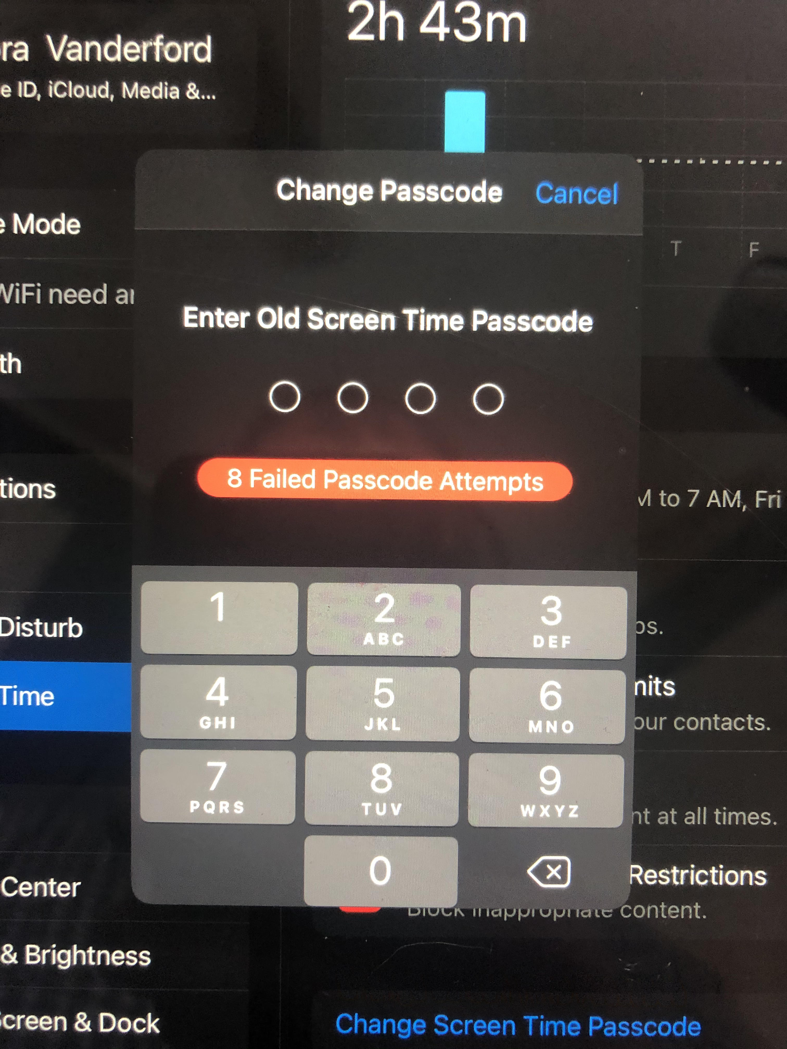 Can't reset passcode on ipad for screenti… - Apple Community