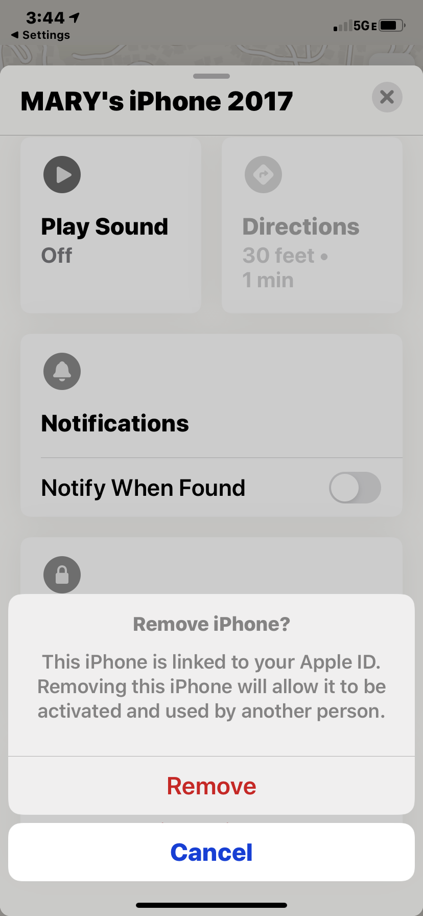 Can't remove old, inoperable iPhone 7+ fr… - Apple Community
