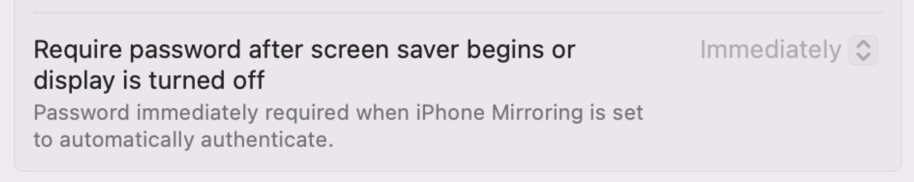 Screensaver password greyed out - Apple Community