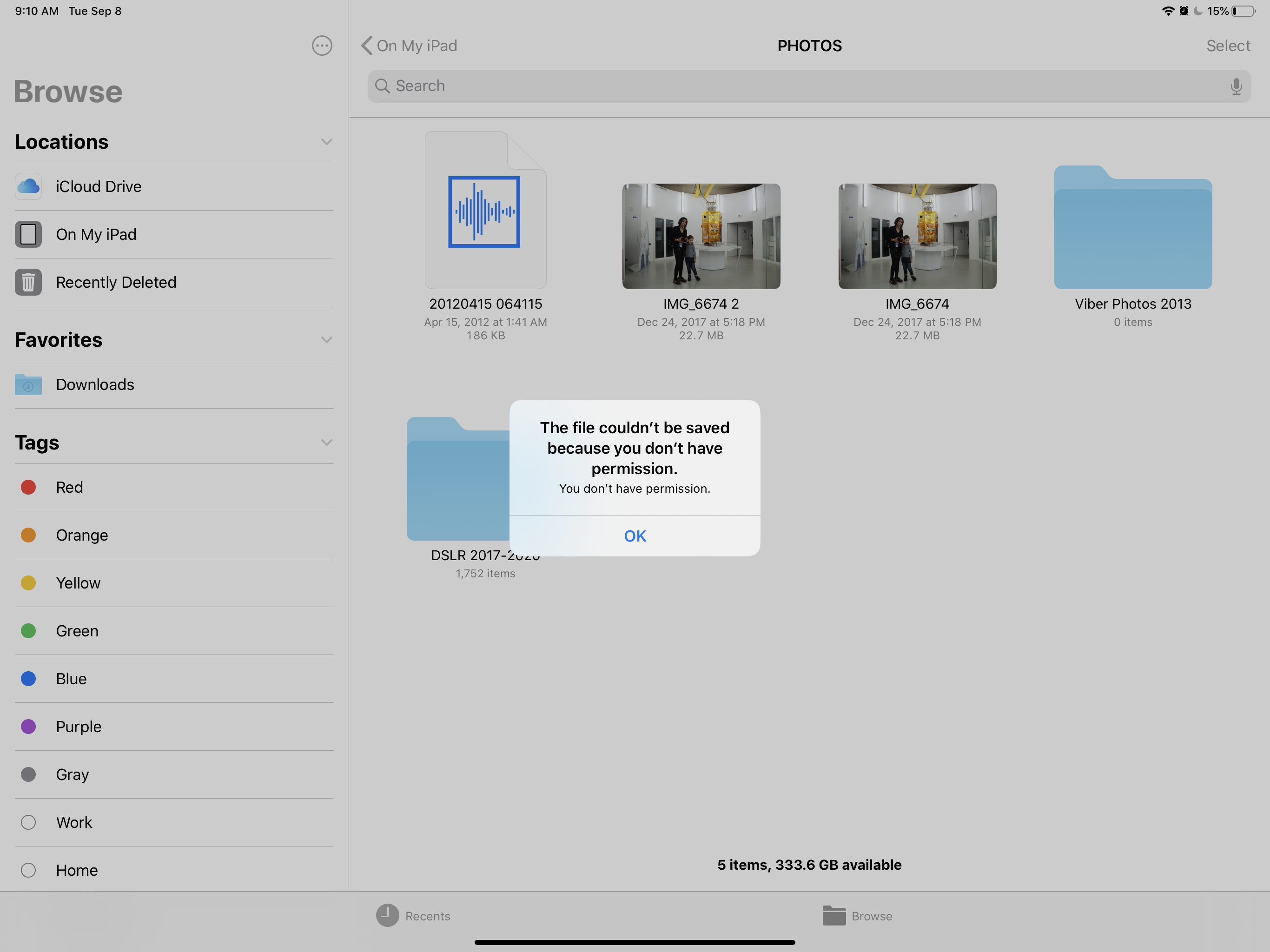iPad Pro Files glitch, can’t delete cr2 f… - Apple Community