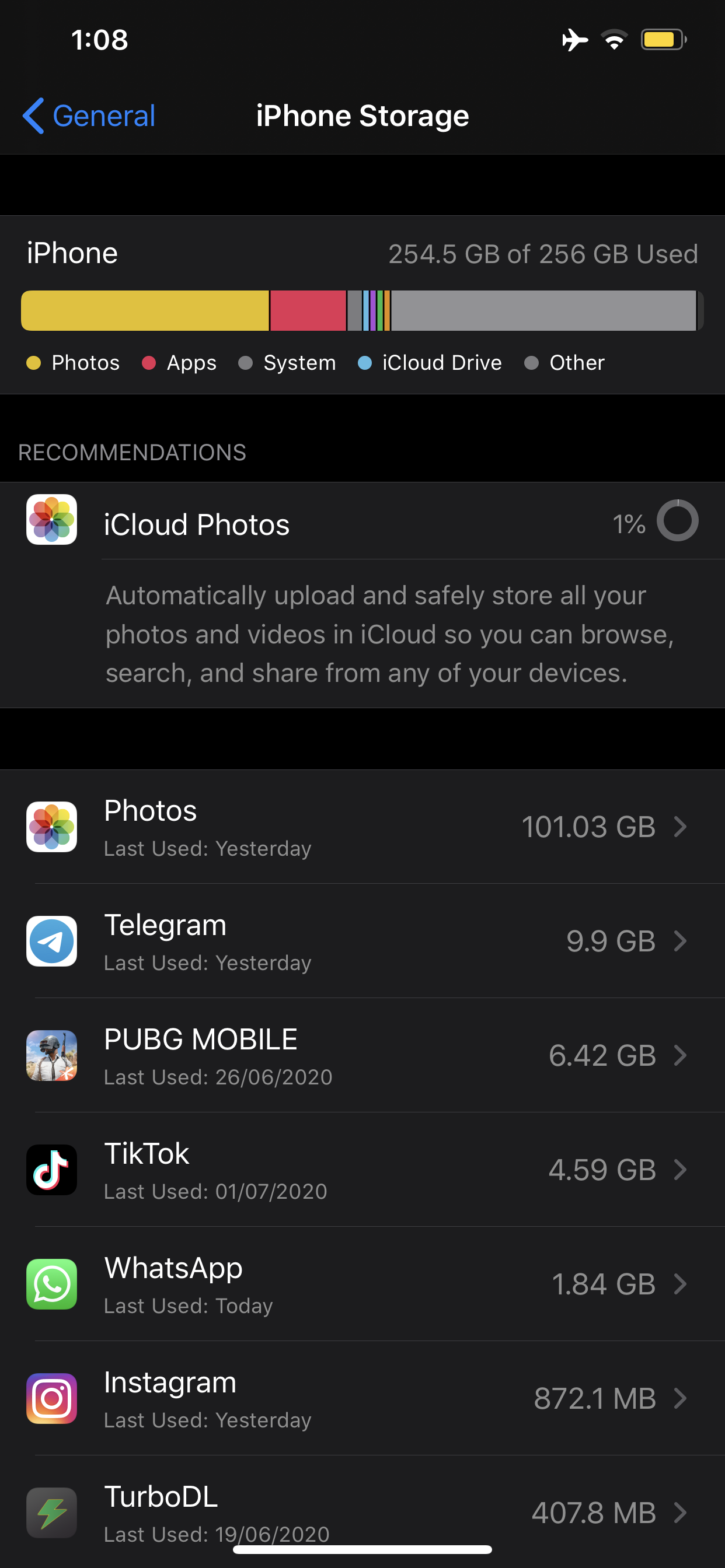 iPhone storage - Apple Community