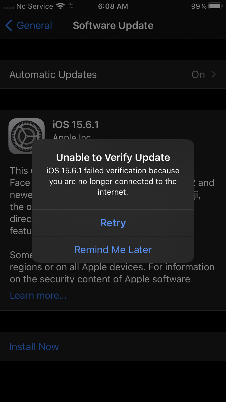 When I try to install software update, Di… - Apple Community