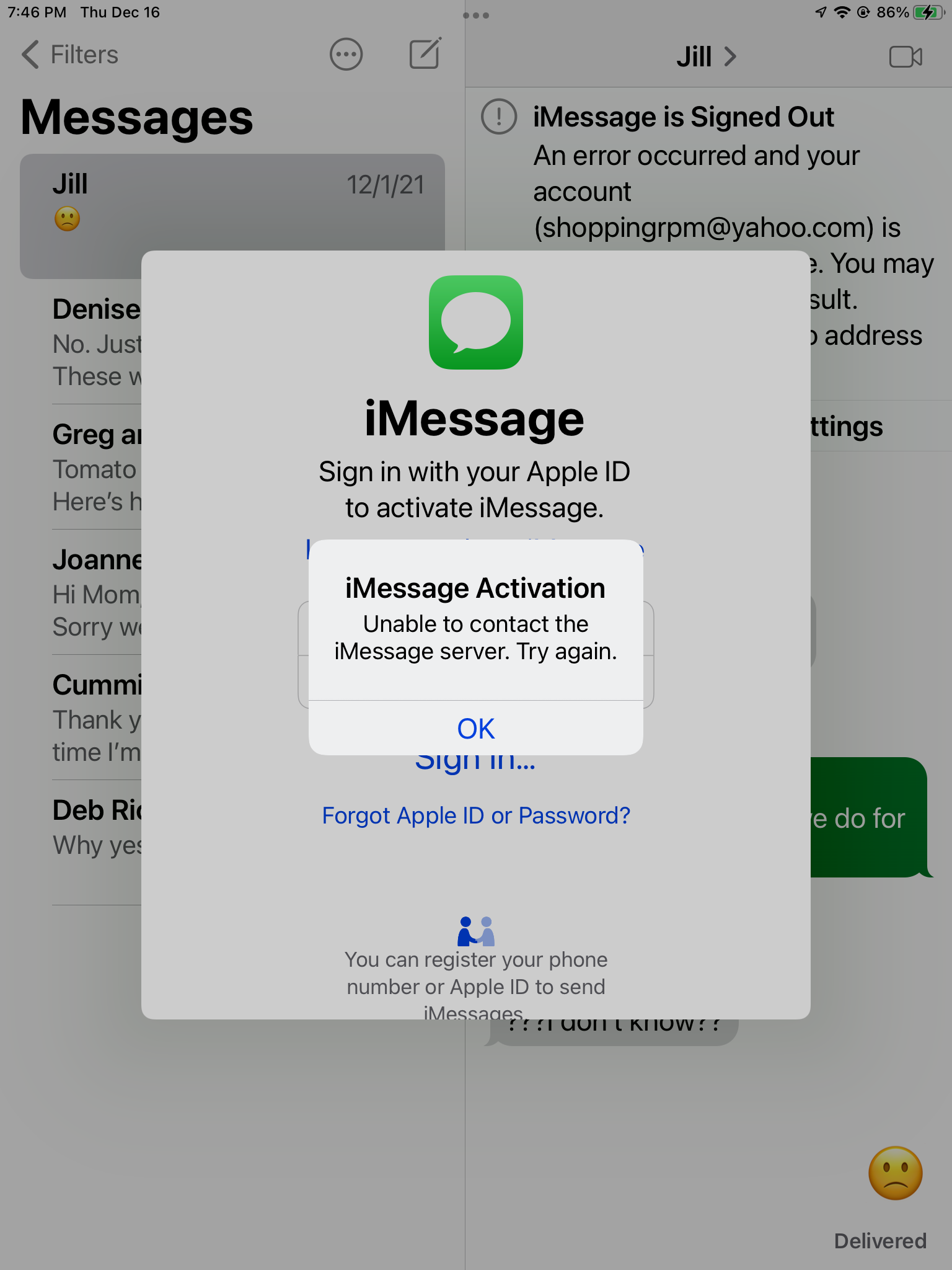Help, keep getting this everytime I try t… - Apple Community