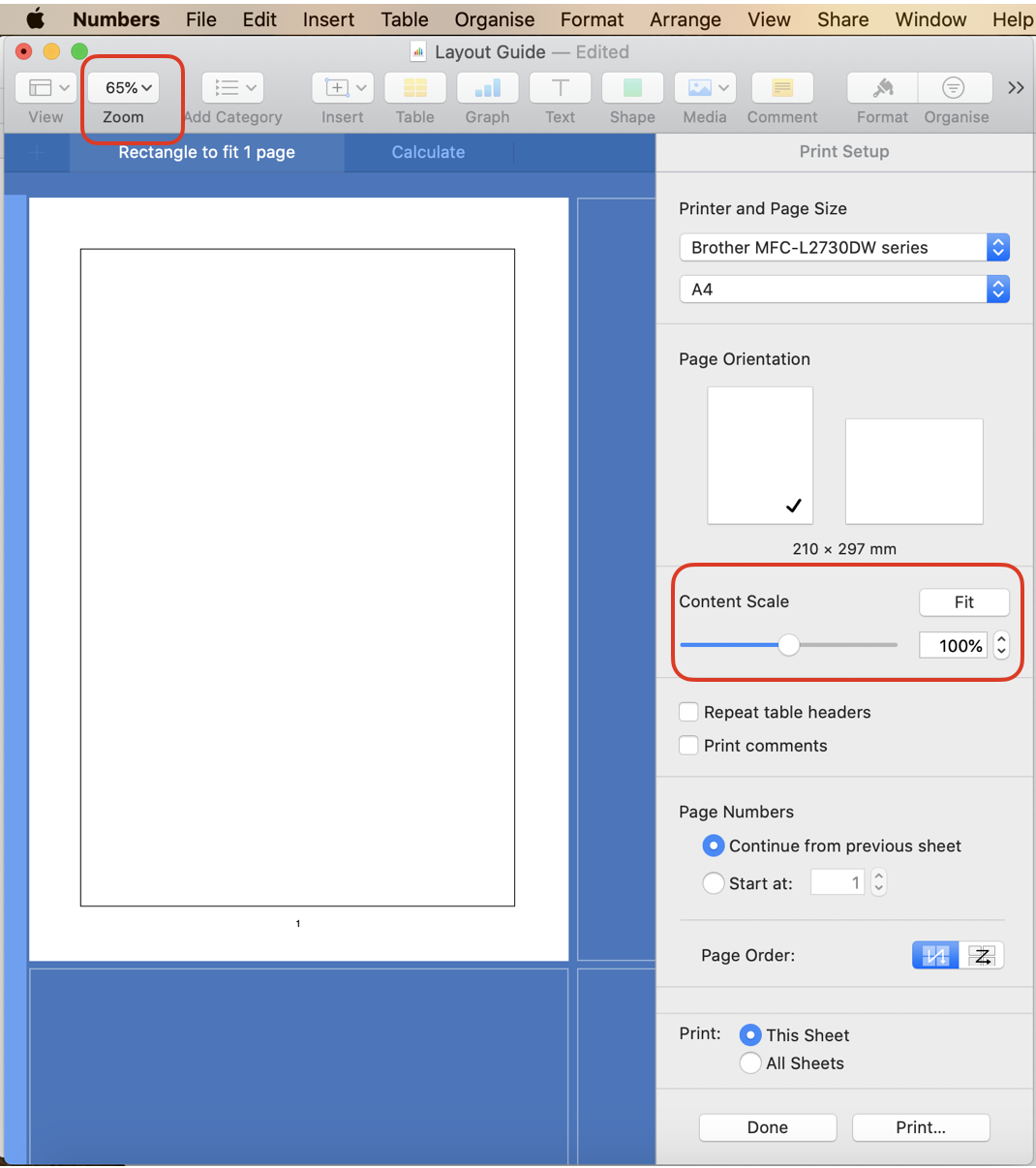 How do you know a page fits into A4 in Ap… - Apple Community