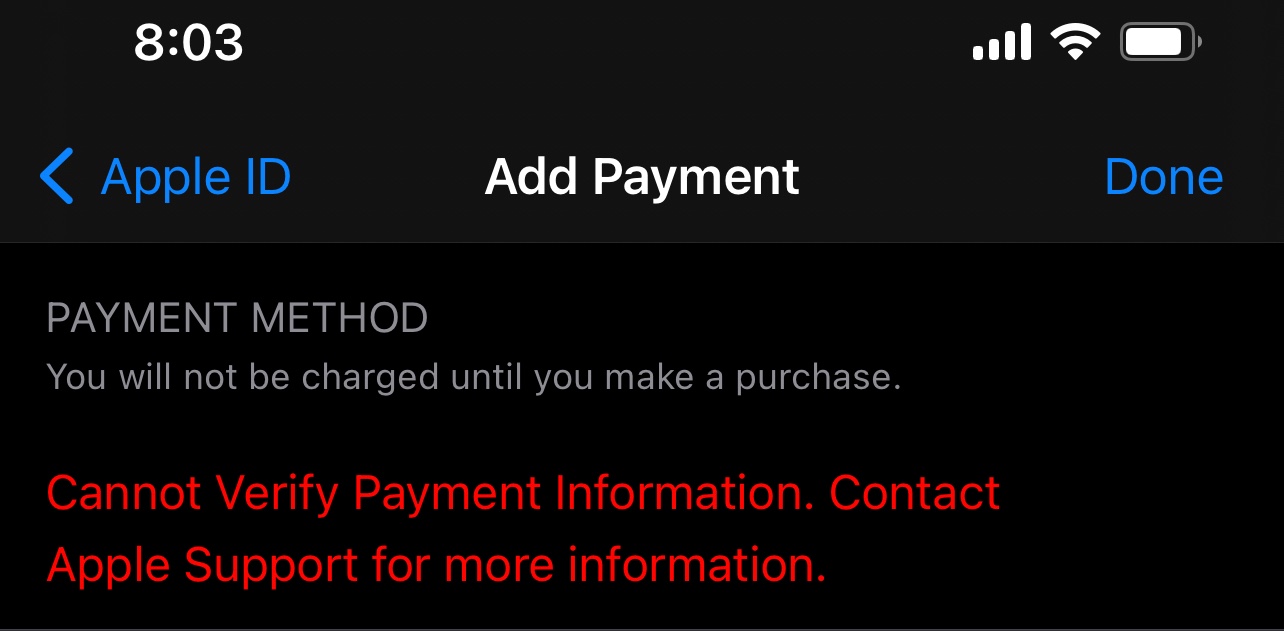 Payment method - Apple Community