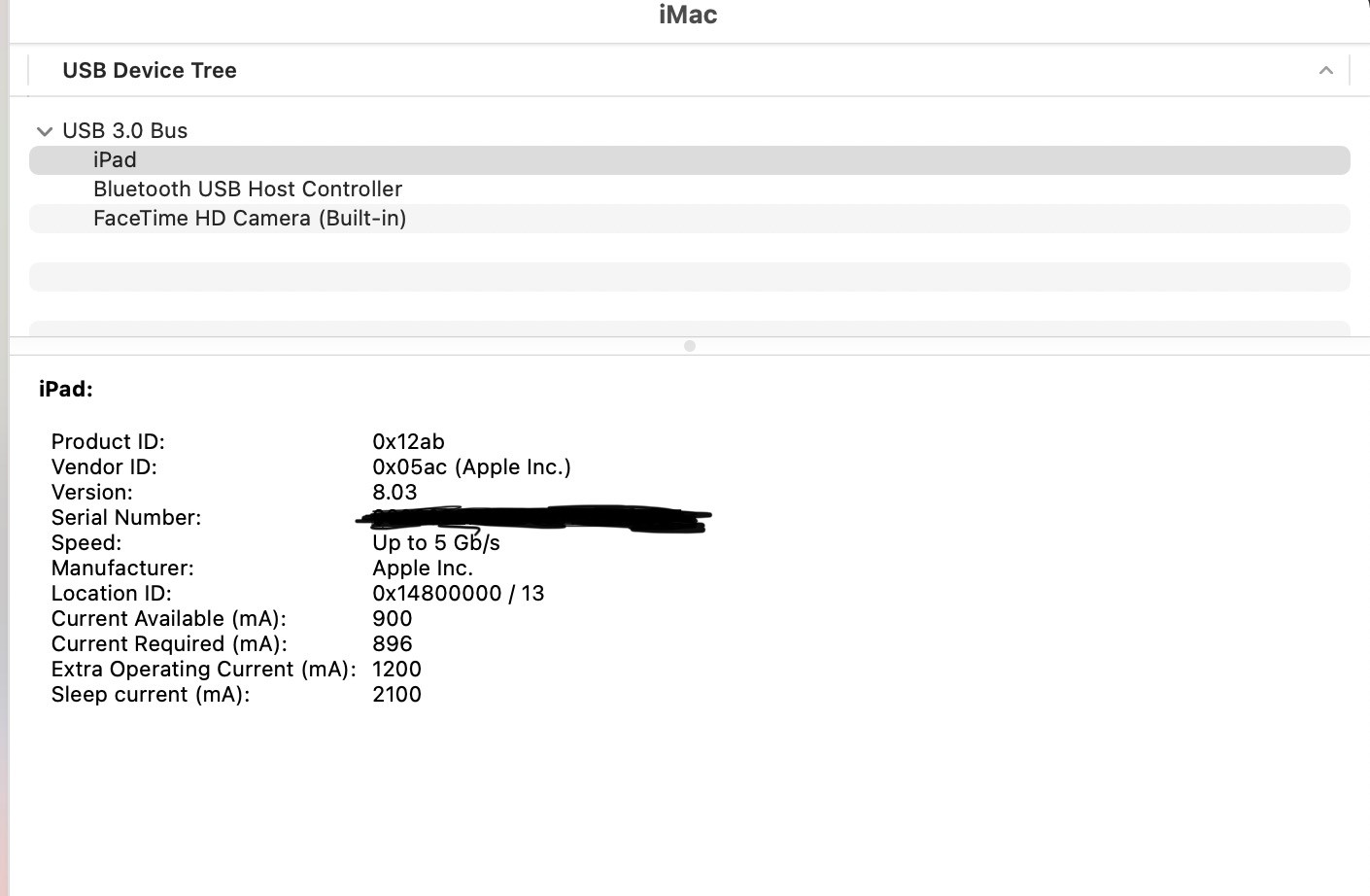USB detected in device tree but not showi… - Apple Community