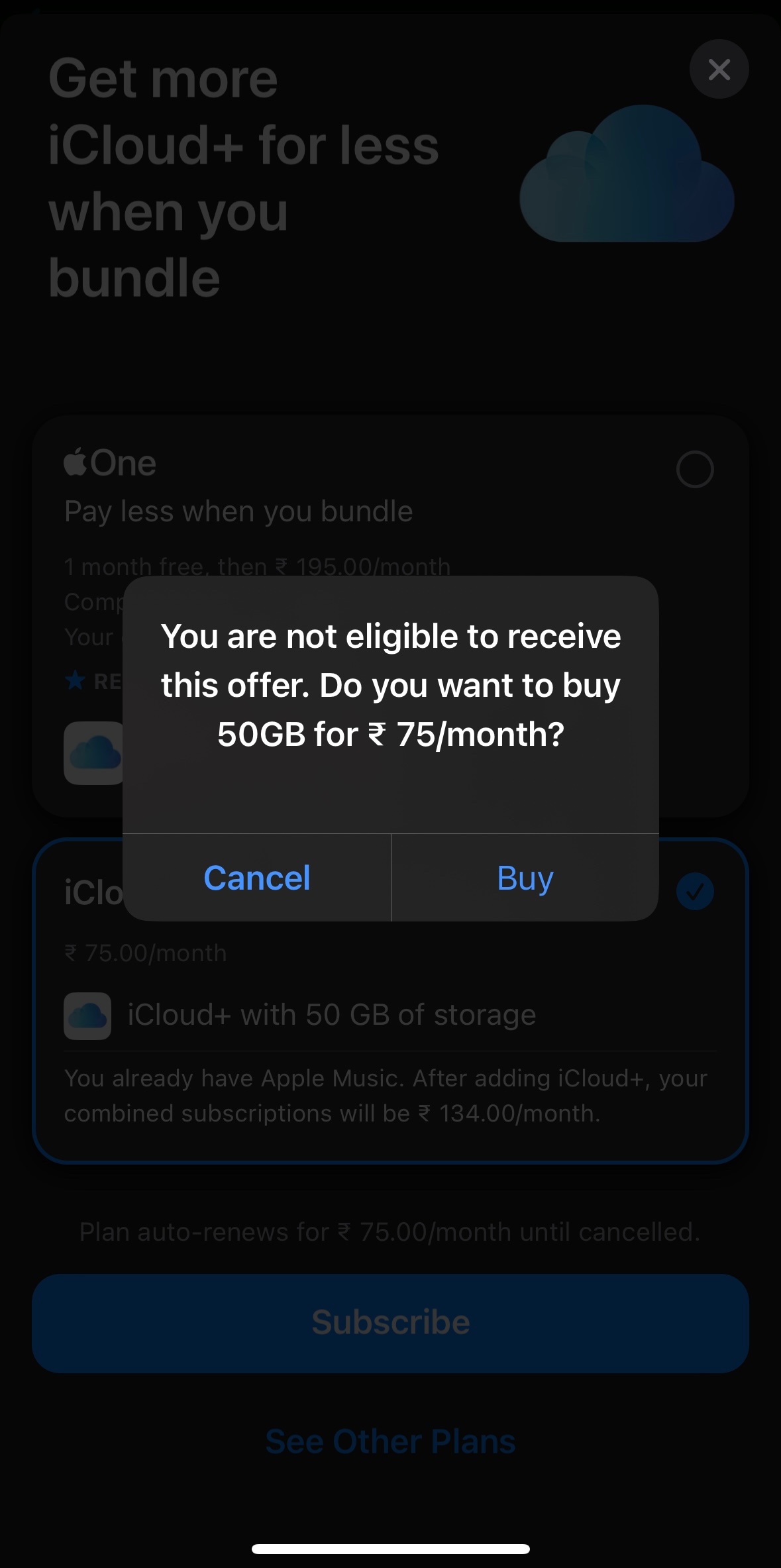 Error 'You are not eligible to receive th… - Apple Community