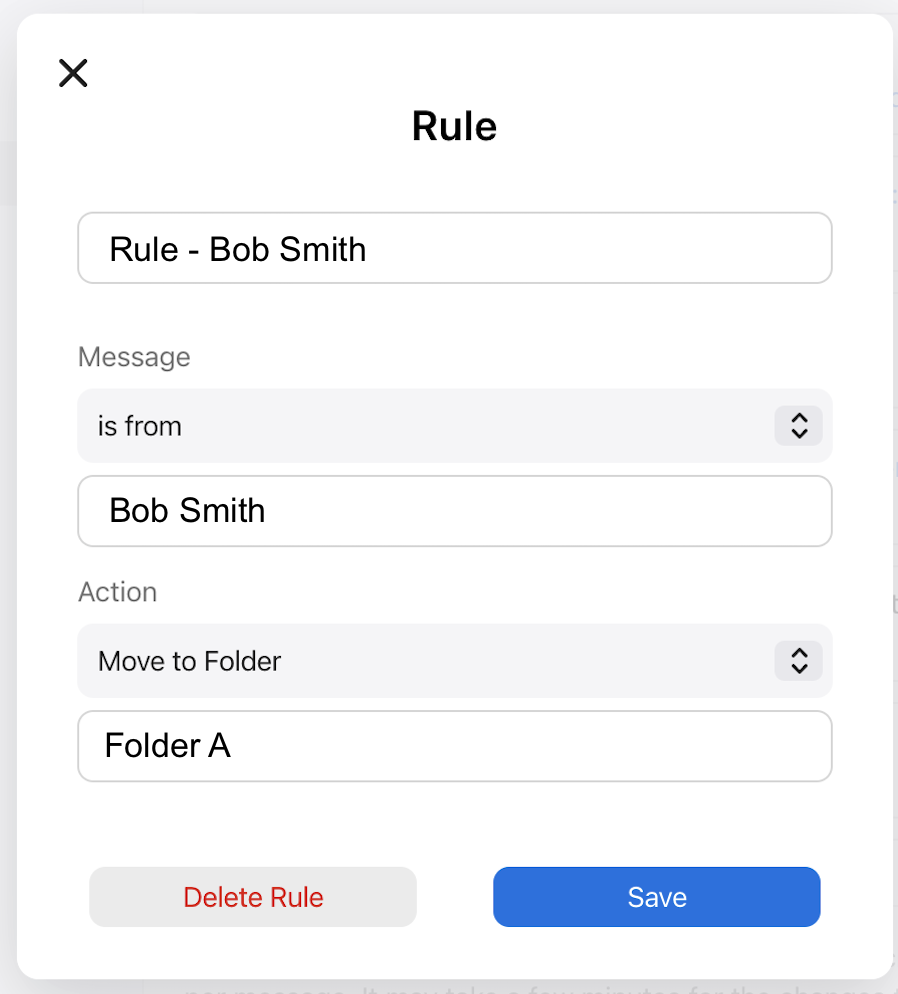 How do I make an Apple Mail rule to move … - Apple Community