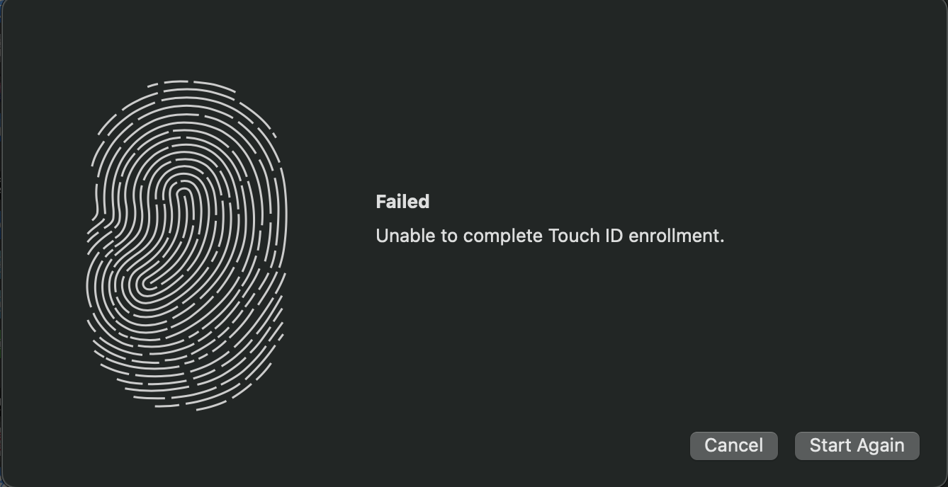 Touch ID doesn't work on my macbook pro 2… - Apple Community