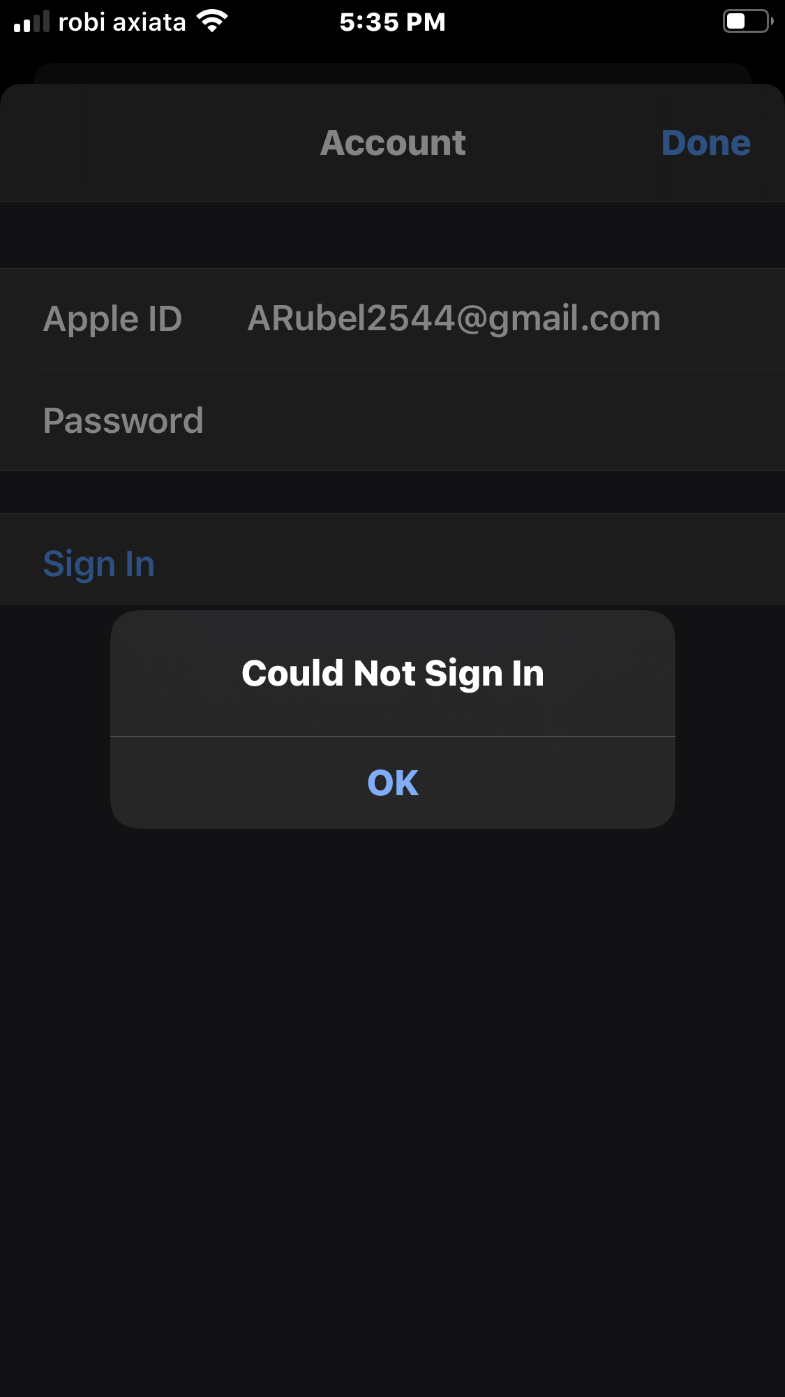 could not sign in app store - Apple Community
