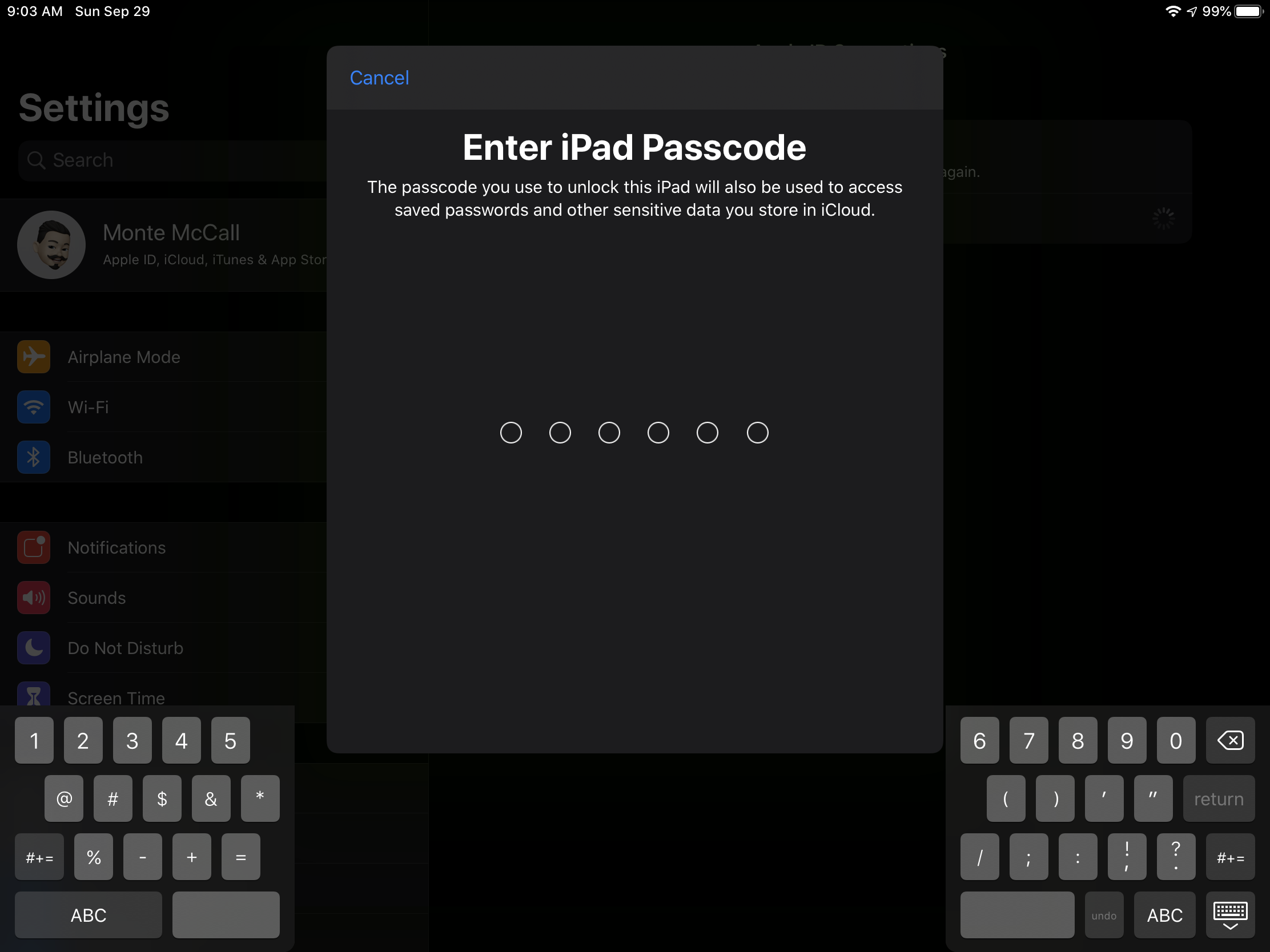 iPadOS 13.1 “Update Apple ID Settings” - Apple Community