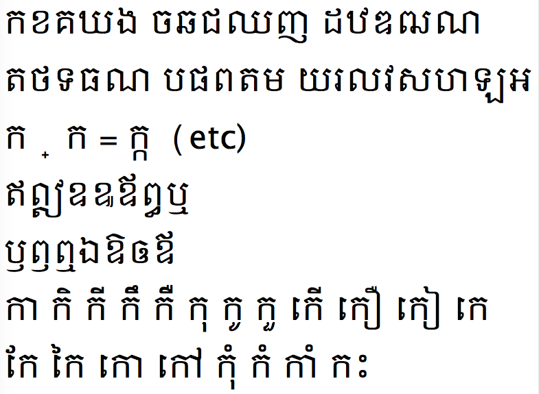 Khmer fonts and keyboards (Bamnang Keyboa… - Apple Community