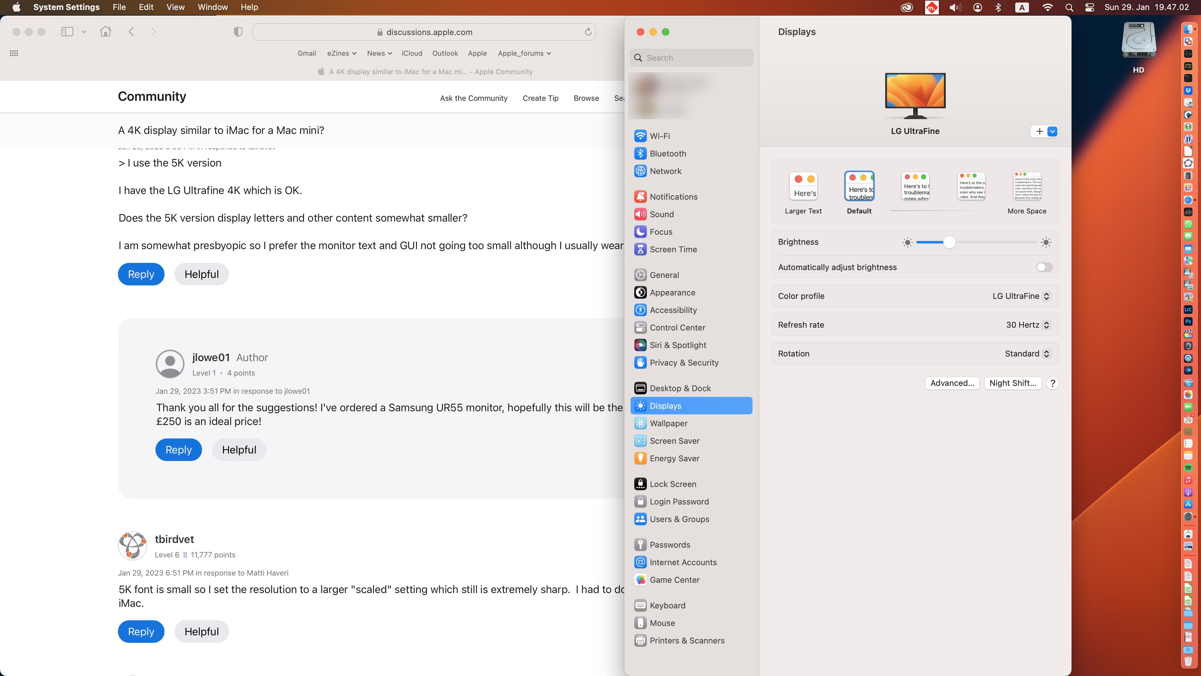 A 4K display similar to iMac for a Mac mi… - Apple Community