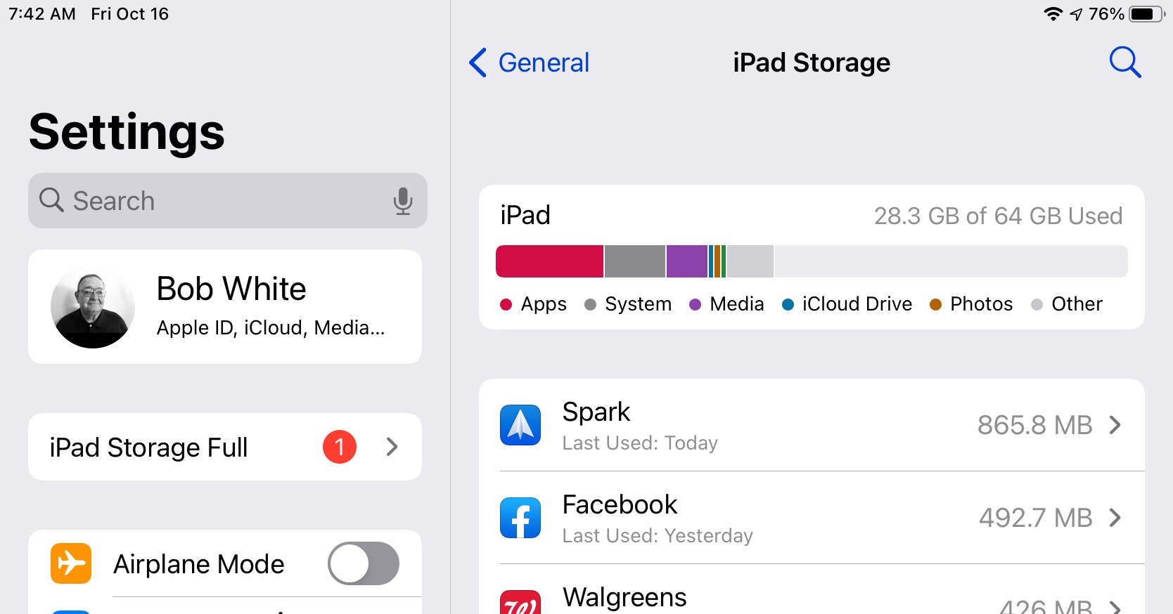 Getting “Storage Full” message when I hav… - Apple Community