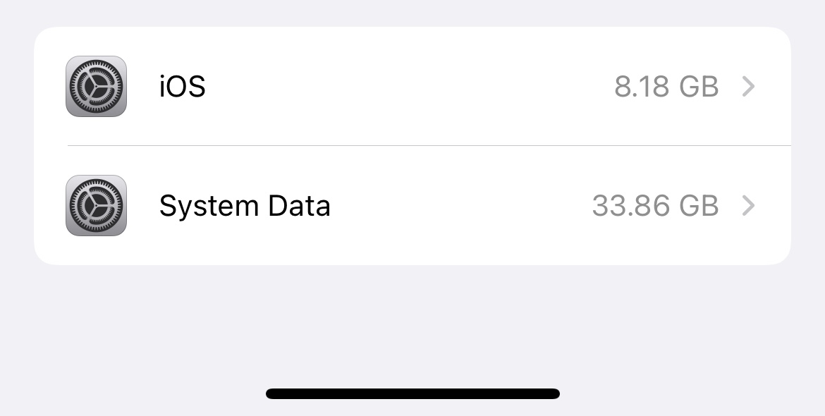 System Data in storage taking half the ph… - Apple Community
