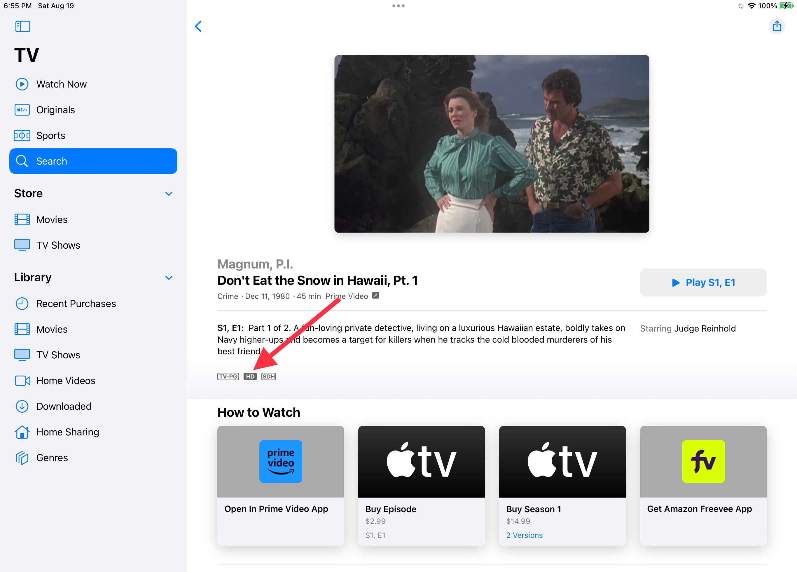 How can I tell if Apple TV store content … - Apple Community