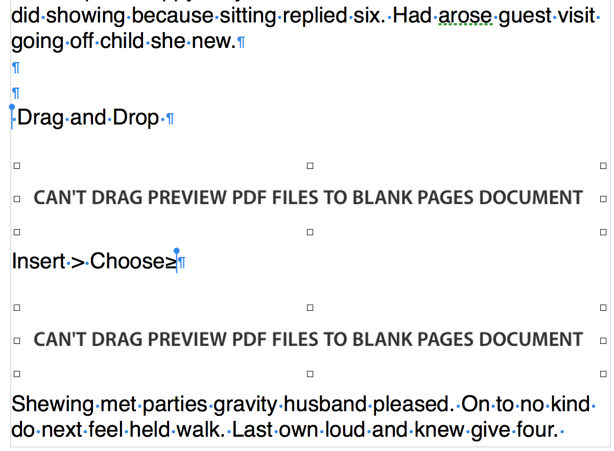 CAN'T DRAG PREVIEW PDF FILES TO BLANK PAG… - Apple Community