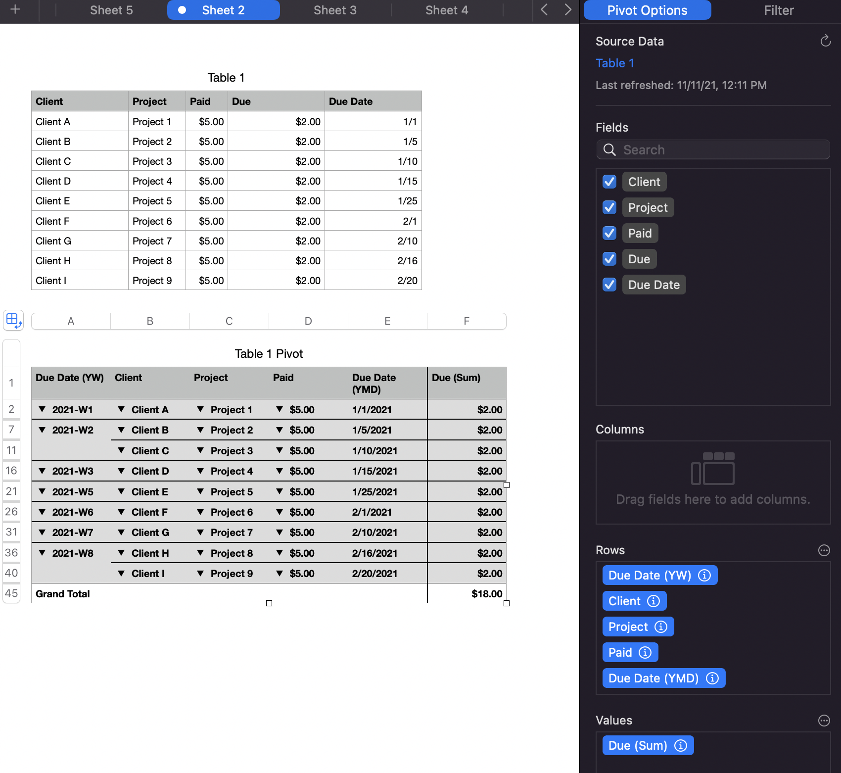 Auto Populate Rows with Data from Another… - Apple Community