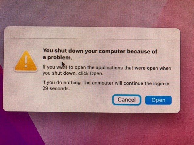 Then starting computer - Apple Community