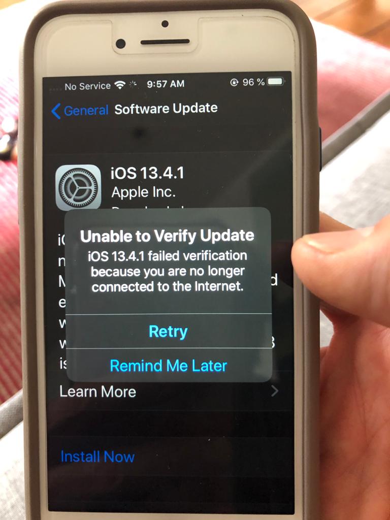 Cellular data with an error message. I ha… - Apple Community