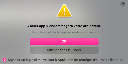 Laser.app will damage your computer. - Apple Community