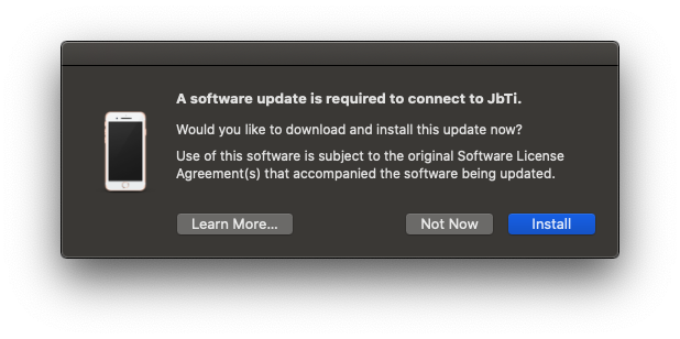 What software? Alert says "software updat… - Apple Community